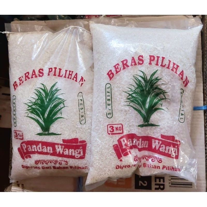 Jual Beras Cap Pandan Wangi 3 KG | Shopee Indonesia