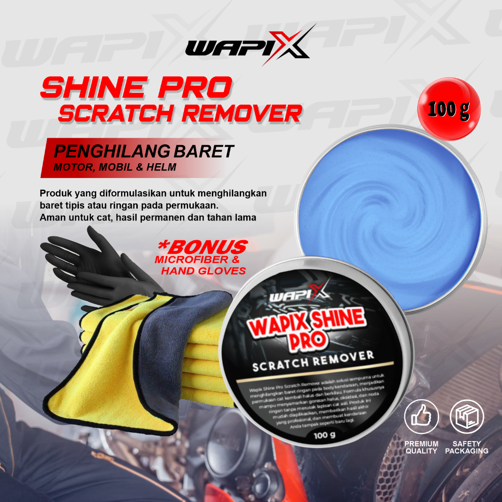 Jual WAPIX SHINE PRO - SCRATCH REMOVER - Compound Penghilang Baret ...