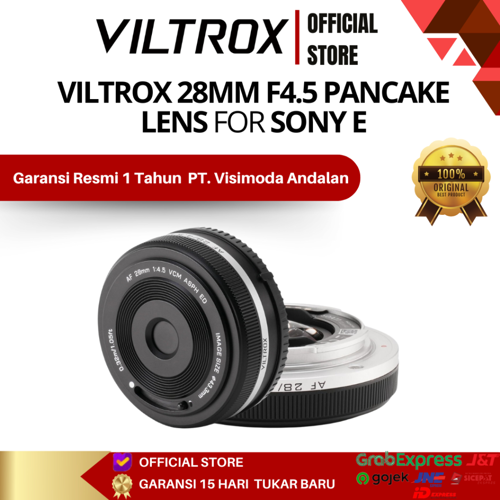 Jual VILTROX 28mm f4.5 Pancake Lens for Sony E | Shopee Indonesia