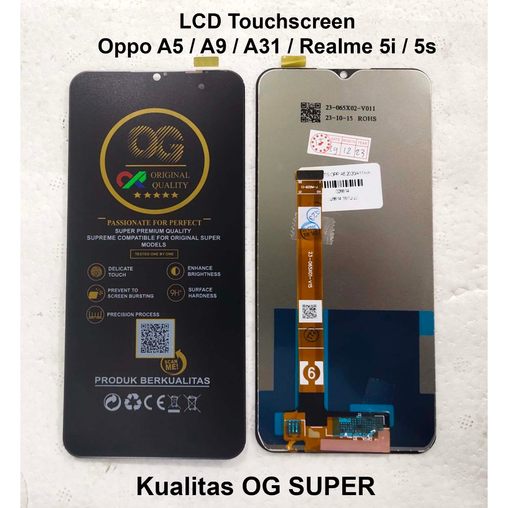 Jual LCD Touchscreen Oppo A5 2020 / A9 2020 / A31 2020/ Realme 5 / 5i ...