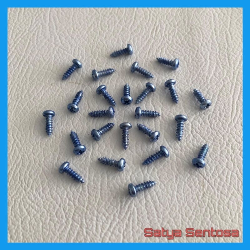Jual Skrup / Sekrup Kecil 4x3/8" PH Tapping Screw Kepala Bulat (100 pcs ...