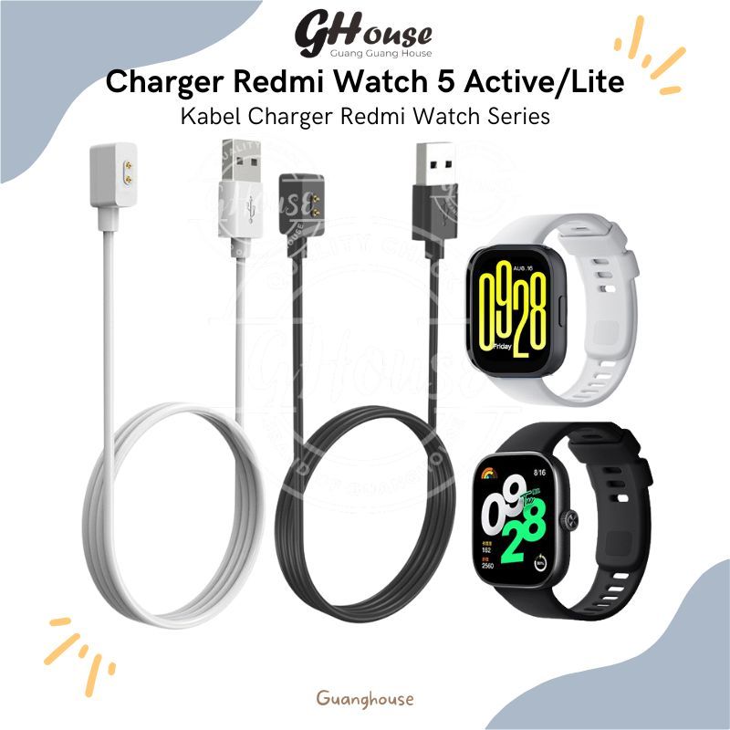 Jual Charger Redmi Watch 5 Active / Lite Kabel Charger Redmi Watch 4 ...