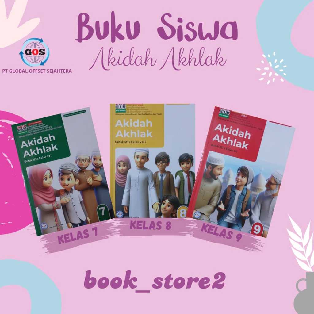 Jual BUKU SISWA AKIDAH AKIDAH AKHLAK KELAS 7,8,9 KURIKULUM PENGGERAK-MERDEKA SMP/MTS (PENERBIT ...
