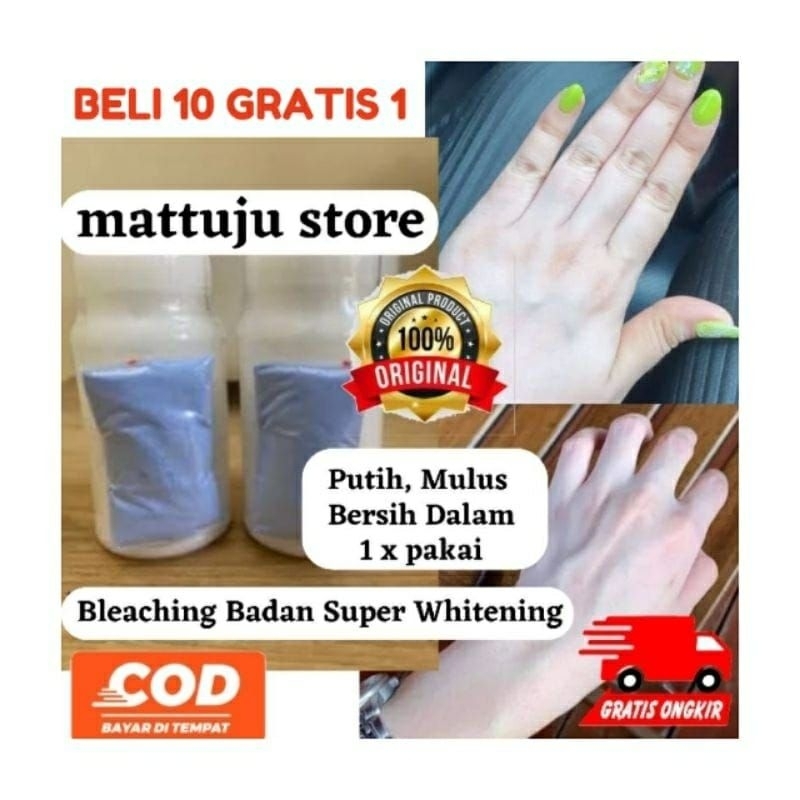Jual BLEACHING BADAN SUPER WHITENING PUTIH | Shopee Indonesia