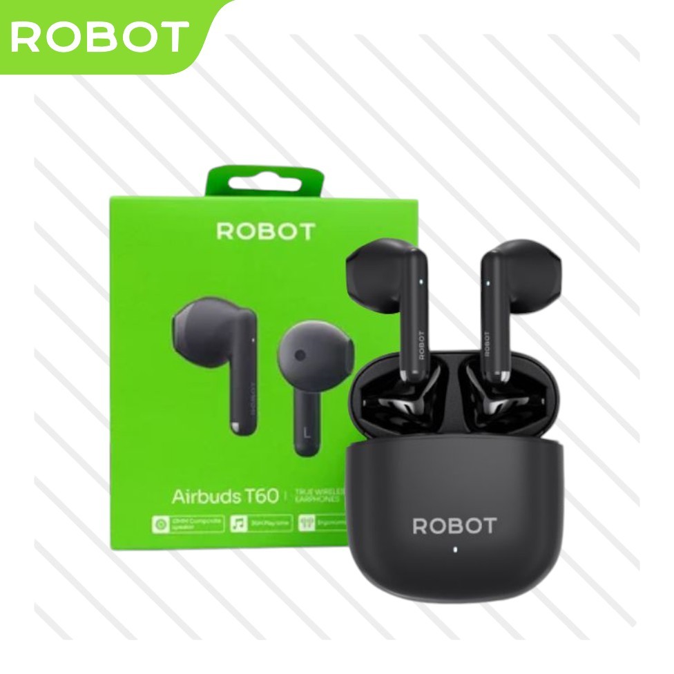 Jual TWS Robot T60: Wireless Stereo Earbuds | Shopee Indonesia