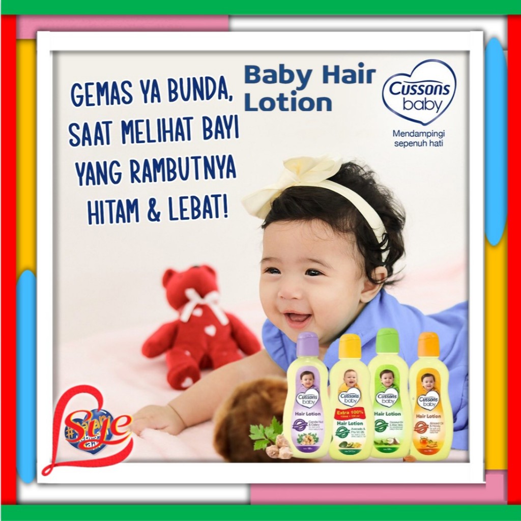 Jual Cussons Baby Hair Lotion 50ml + 50ml - Cusson Losion Rambut Anak ...