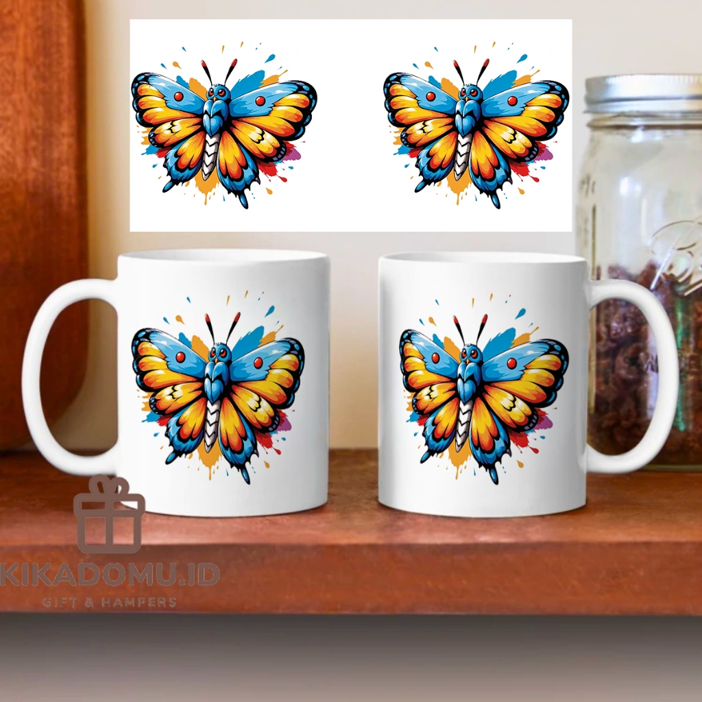 Jual Mothra Beautiful Butterfly Watercolor fictional monster or kaiju ...