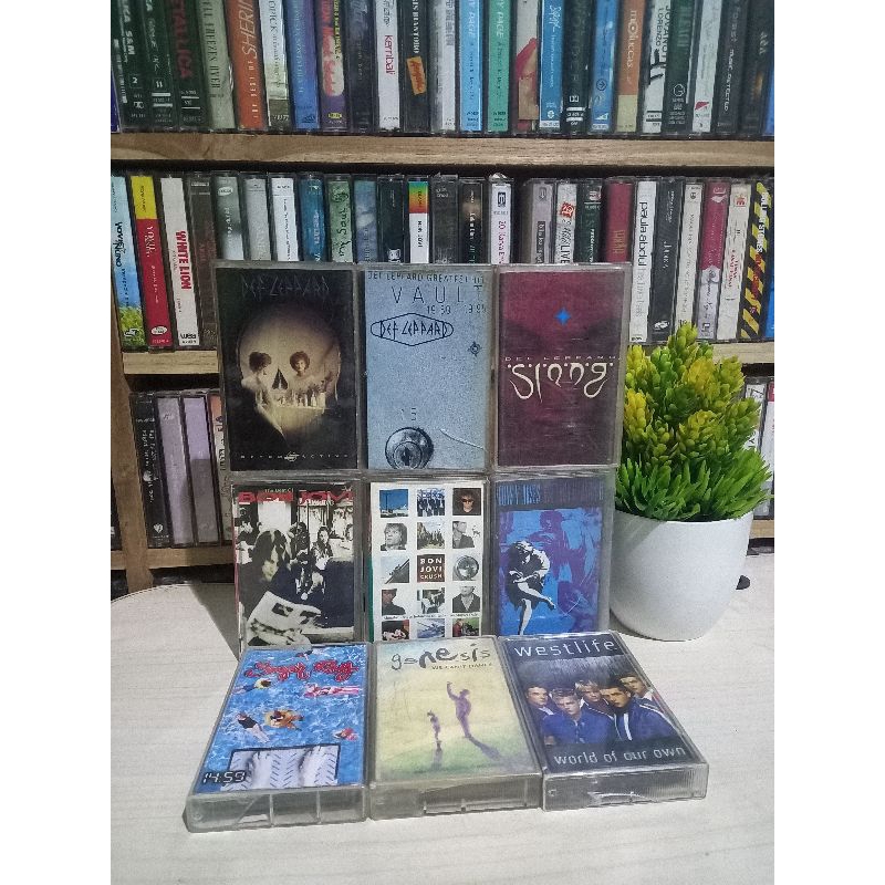 Jual KASET DEF LEPPARD BONJOVI GUNS N ROSES SUGAR RAY GENESIS WESTLIFE PAKET 9 ALBUM SPESIAL ...