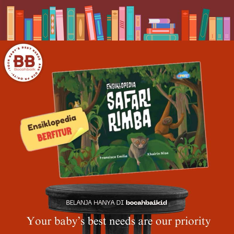 Jual Ensiklopedia Berfitur Safari Rimba Arasy Buku Edukasi Anak ...