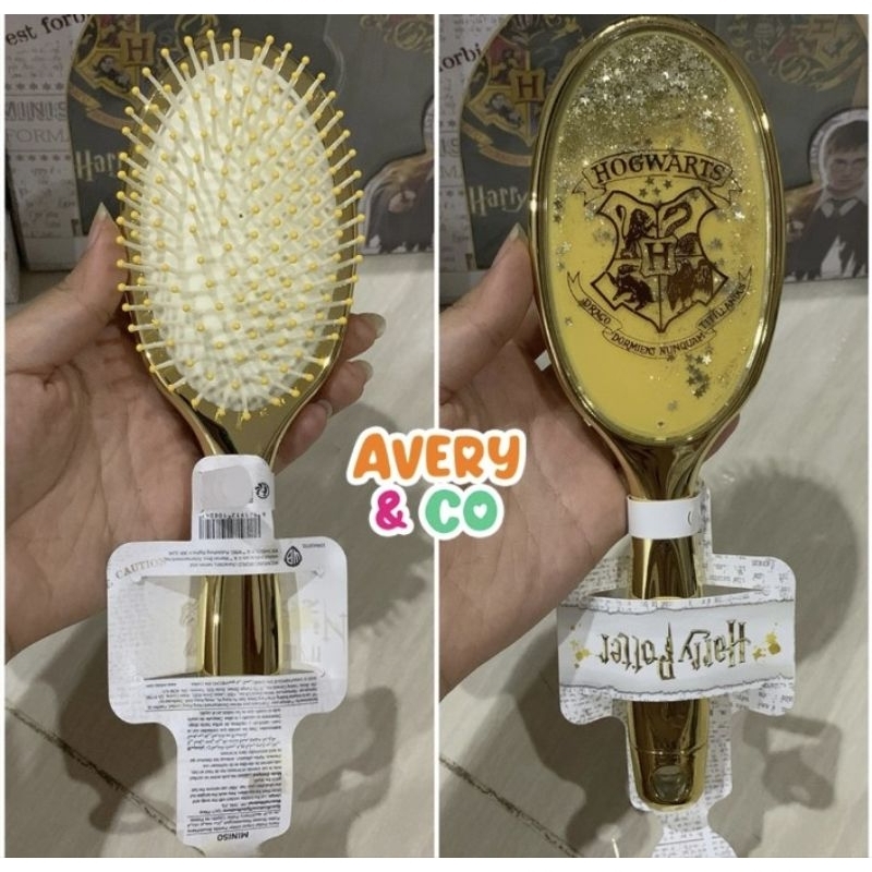 Jual Miniso x Harry Potter Luxury Drift Sand Paddle Brush Sisir Owl ...