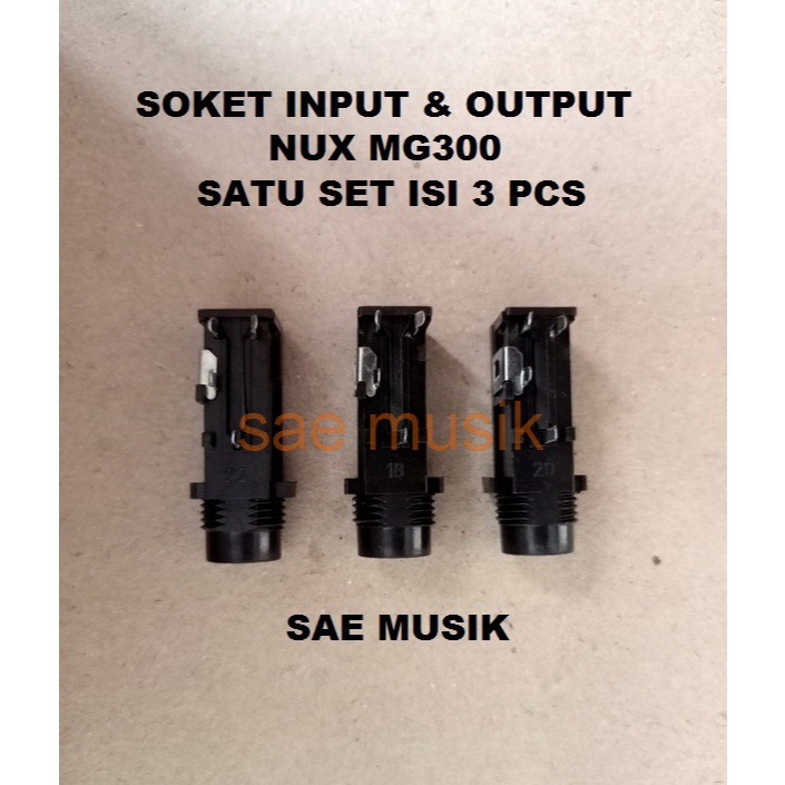 Jual soket jack socket input dan output efek NUX MG200 isi 3pcs ...