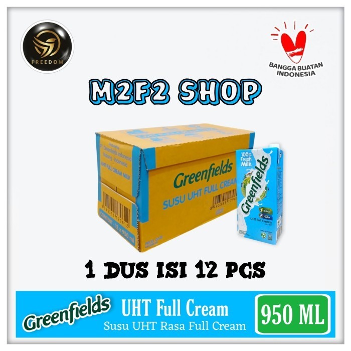 Jual Greenfields Full Cream Milk | Susu UHT Kotak Rasa Plain - 950 ml (Kemasan Karton) | Shopee ...