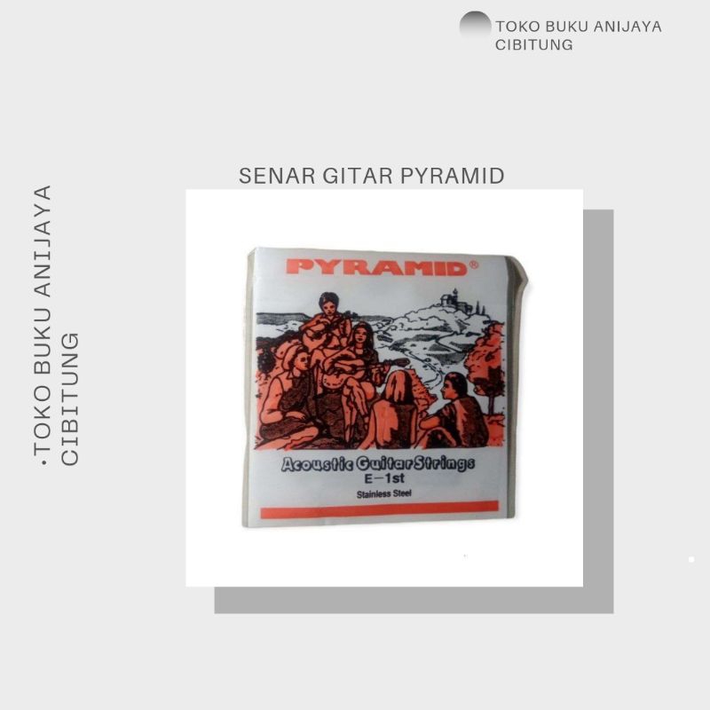 Jual SENAR GITAR PYRAMID NO.1-6 (1 PAK ISI 12PCS) | Shopee Indonesia