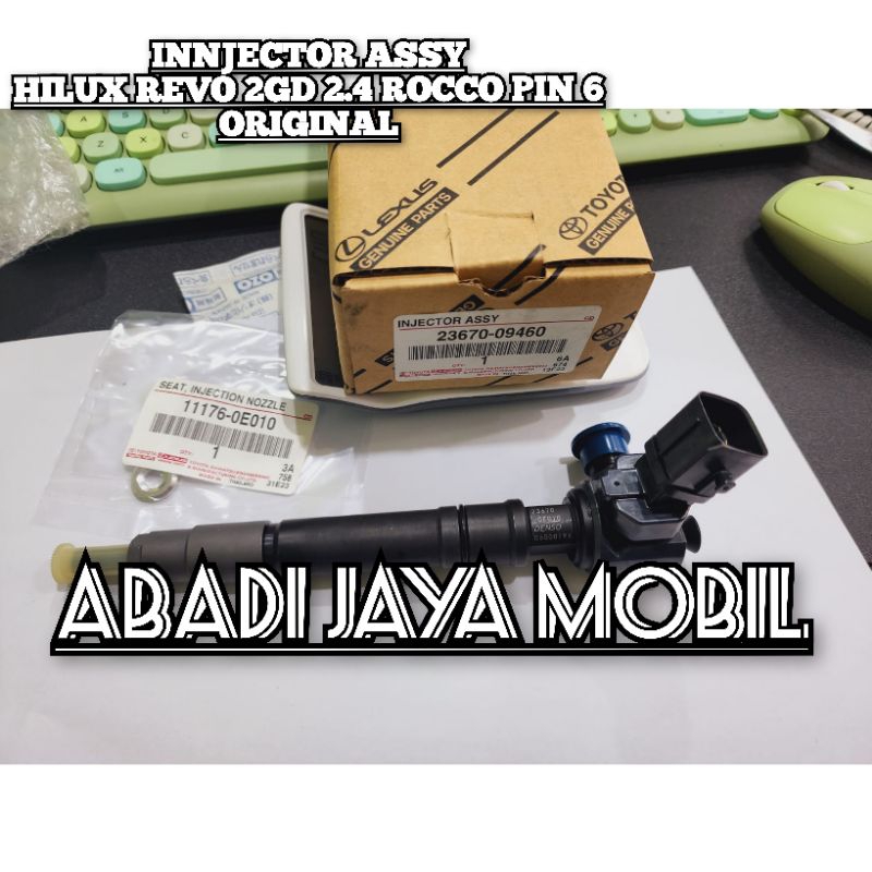 Jual INJECTOR INJEKTOR HILUX REVO FTV 2.4 2GD PIN 6 HILUX REVO ROCCO ...