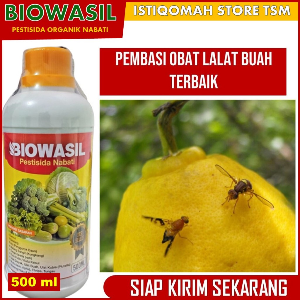 Jual PUPUK Hama Lalat Buah Jeruk BIOWASIL 500 ML Pestisida Nabati Anti ...