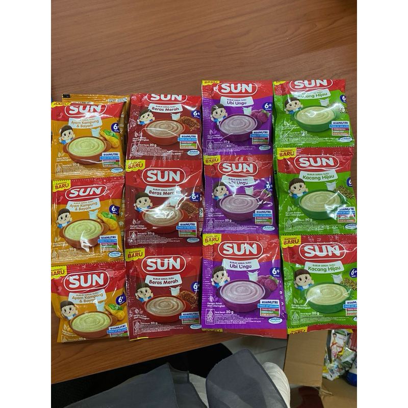 Jual SUN Bubur Bayi 6+ Kemasan Sachet / Renceng per sachet 20gr ...