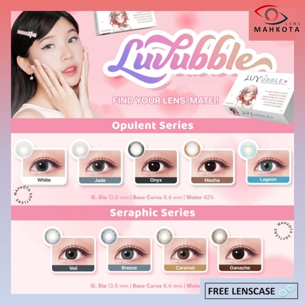 Jual SOFTLENS LUVUBBLE NORMAL BY CTK FREE LENSCASE DIA 13MM-14.5MM FREE ...