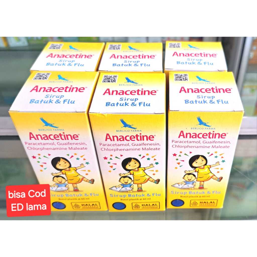 Jual Anacetin Syrup 60ml Anacetin ( 6 botol) | Shopee Indonesia