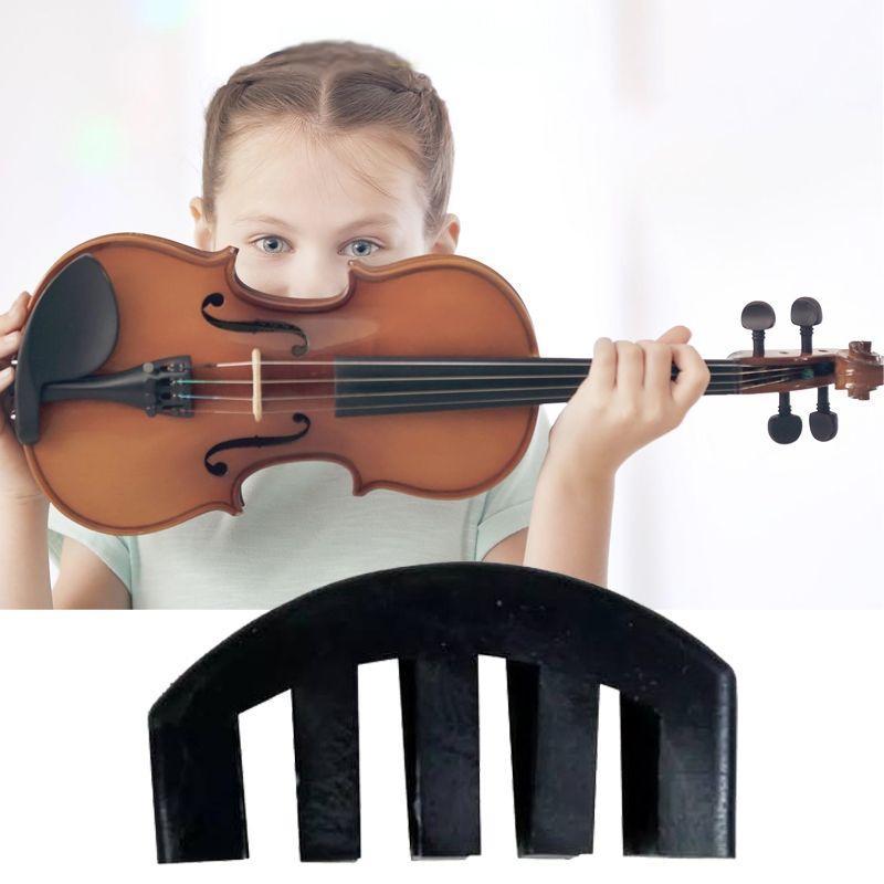 Jual Rubber Violin Mute Violin Silencer / Violin Practice Mute Black ...