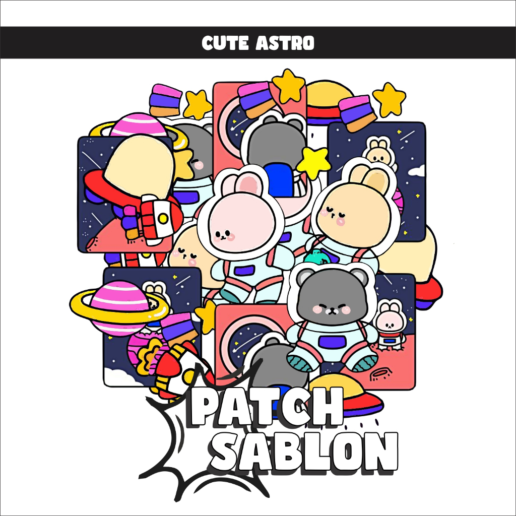 Jual Sablon Patch - Cute Astro | Shopee Indonesia