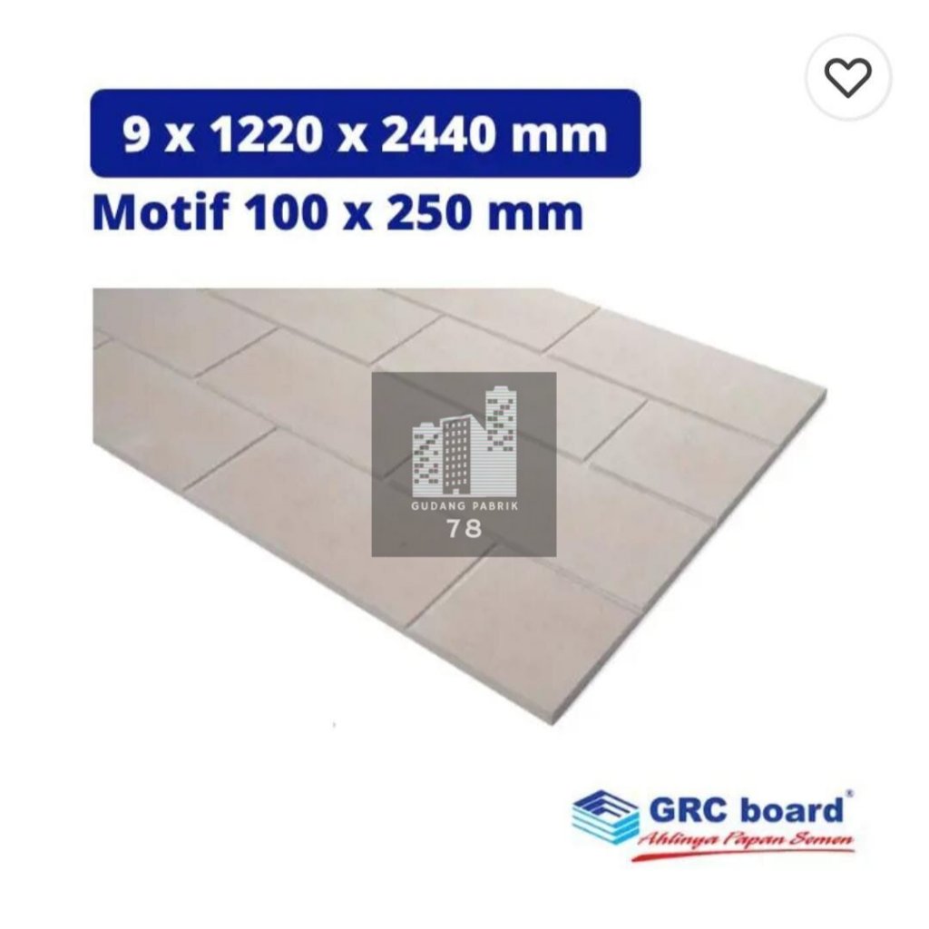 Jual GRC Decopanel Brick 9 x 1220 x 2440 mm | Shopee Indonesia