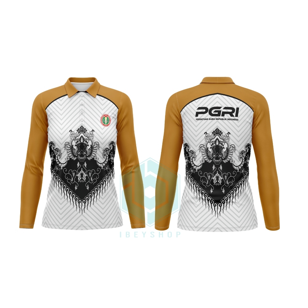 Jual Kaos Seragam PGRI / Jersey PGRI / Baju Guru PGRI Berkerah / Jersey ...