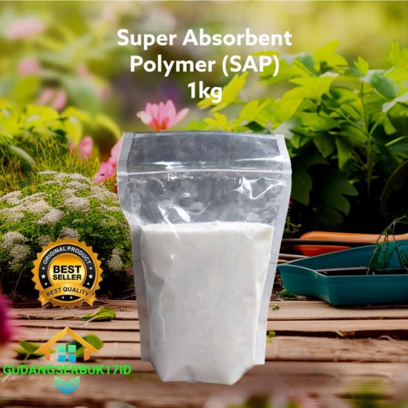 Jual Media tanam Hydrogel/AgriGel/Super Absorbent Polymer SAP 1kg | Shopee Indonesia