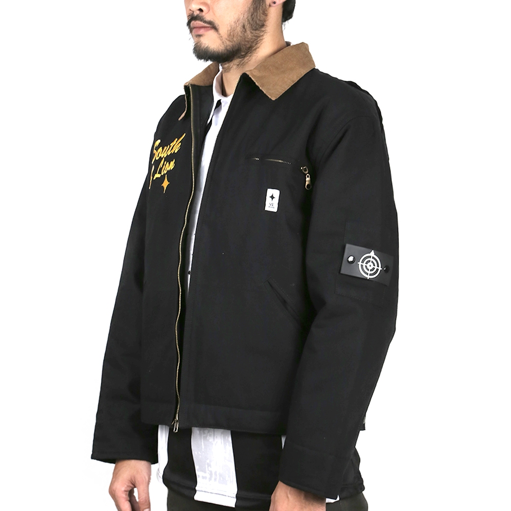 Jual Mancow - Work Jacket Detroit South Of Lion Black - Jaket Outwear ...