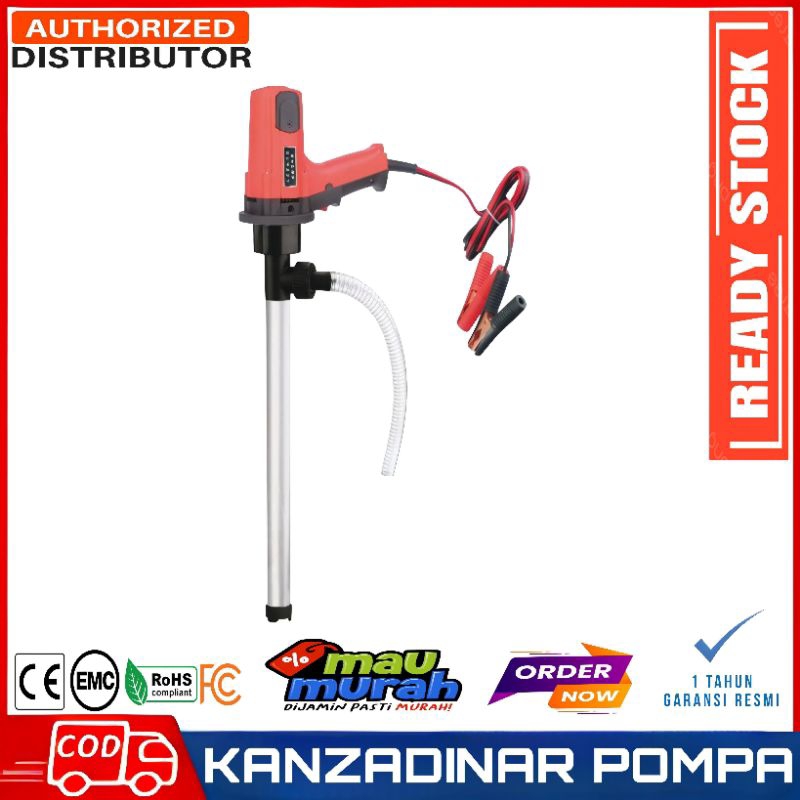 Jual Drum pump DC 12V Pompa Drum Pump alumunium DP-DC12 25mm Drum Pump ...