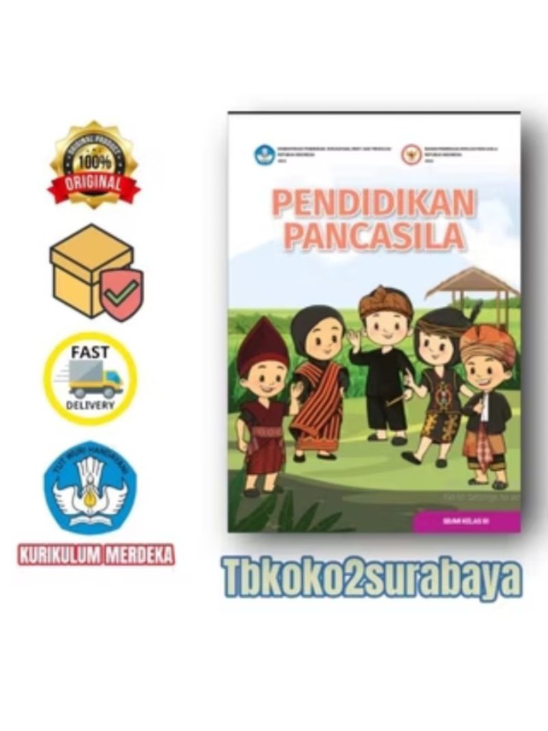 Jual BUKU PAKET PENDIDIKAN PANCASILA KELAS 3 SD KURIKULUM MERDEKA | Shopee Indonesia