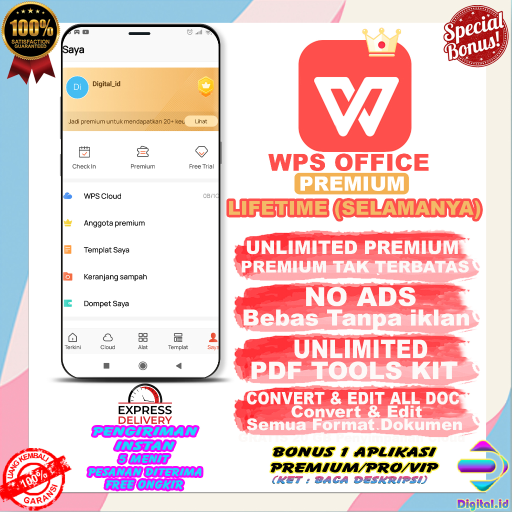 Jual "WPS" PRO/PREMIUM Lifetime Selamanya FULL GARANSI | Shopee Indonesia
