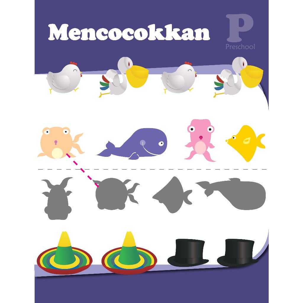 Jual Hard Copy Woksheet Mencocokkan | Shopee Indonesia