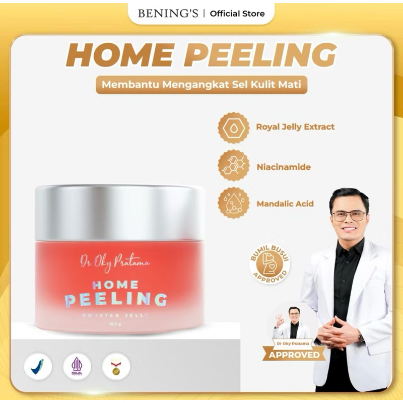 Jual Home Peeling Gel Eksfoliasi Bening’s Indonesi Dr.Oky Pratama | Shopee Indonesia