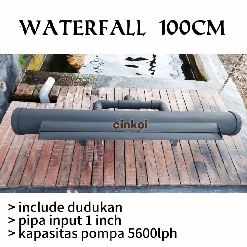 Jual Waterfall Kolam Koi uk 1meter / 100cm custom ukuran | Shopee Indonesia