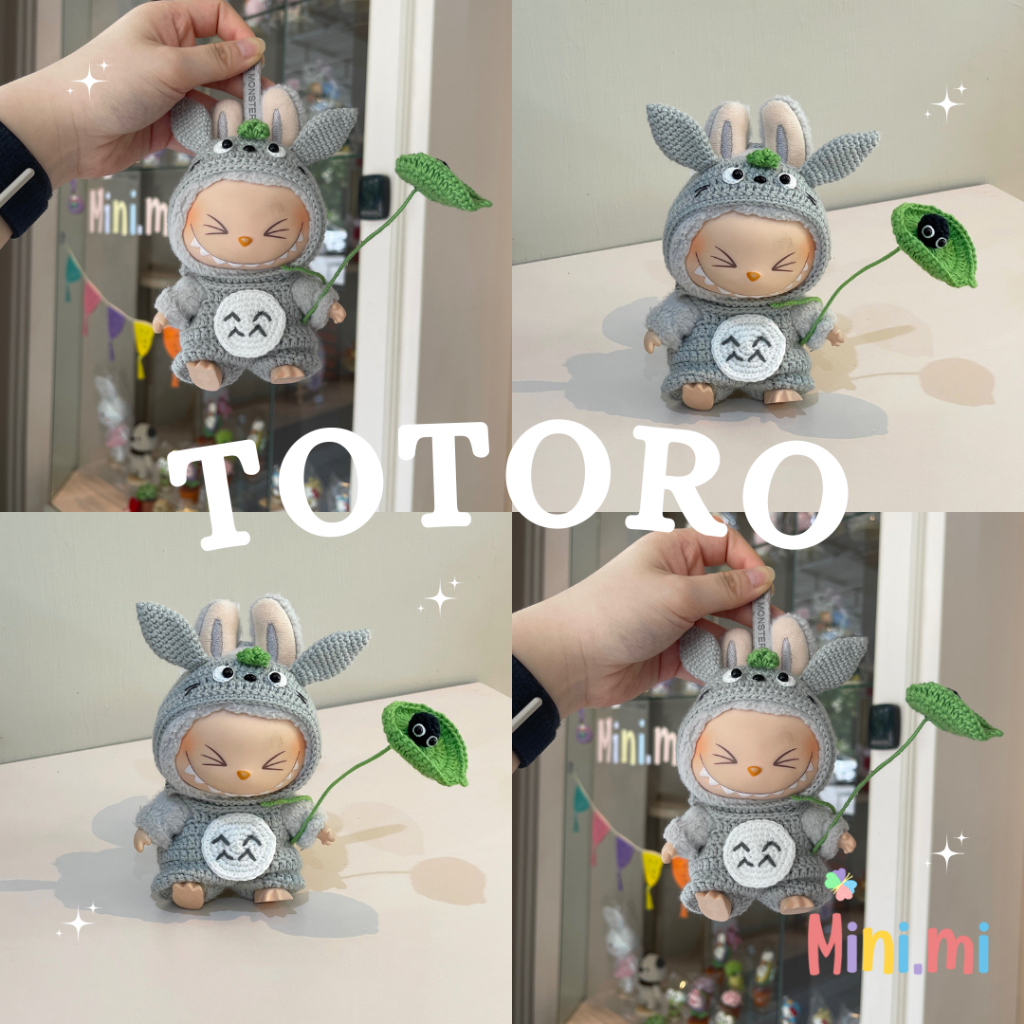 Jual BAJU LABUBU TOTORO | Costume Labubu Crochet v1 v2 | Shopee Indonesia
