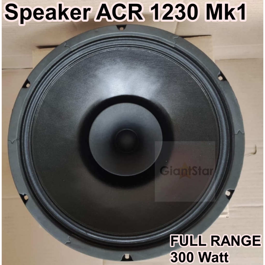 Jual SPEAKER WOOFER FULL RANGE 12in 12 inch ACR 1230 Mk1 BLACK SPEAKER ...