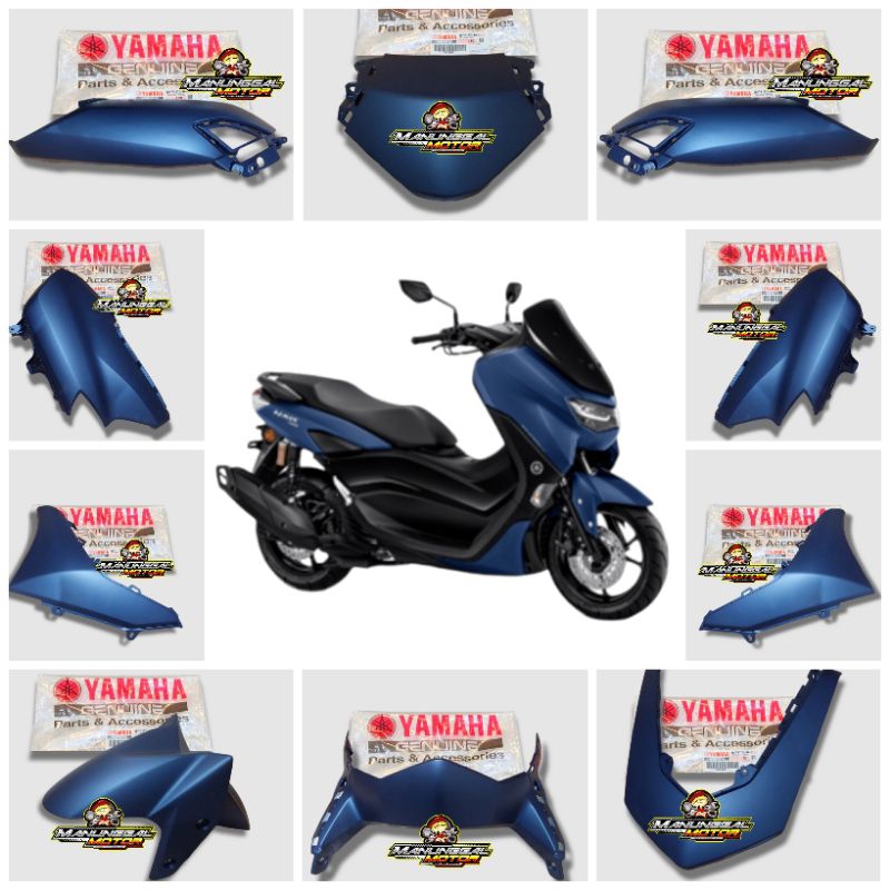 Jual Body Bodi Halus Satuan Yamaha All New Nmax N-max 155 Biru Doff ...