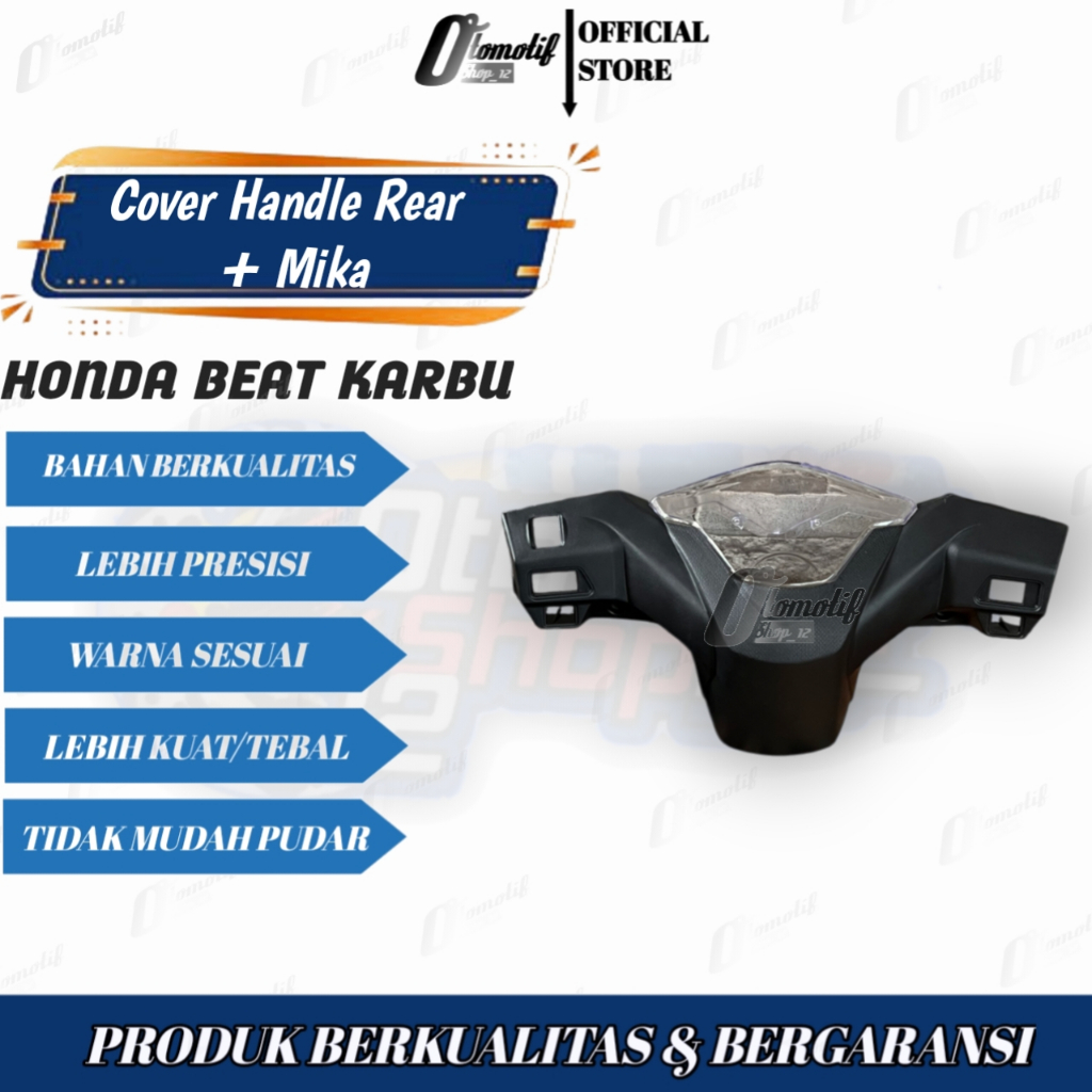 Jual Batok Belakang + Mika Speedometer Honda Beat Karbu / Cover Handle ...