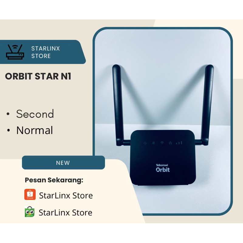 Jual Telkomsel Orbit Star N1 4G Modem Wifi High Speed Free Sim Card ...