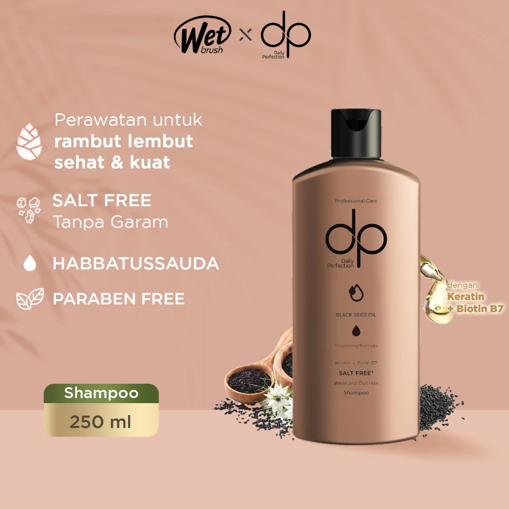 Jual DP Daily Perfection Shampoo Habbatussauda Nourishing Formula 250 ...