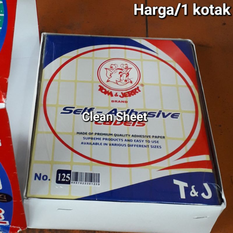 Jual Label tom&jerry No.125 (Harga/1 kotak) | Shopee Indonesia