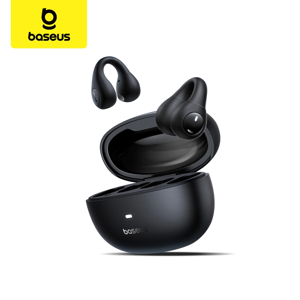 Jual Baseus AirGo AS01 True Wireless Bluetooth Earphone Earbuds Tws Open Ear ENC | Shopee Indonesia