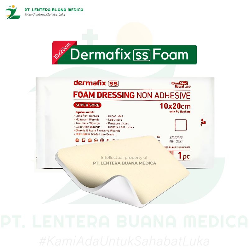 Jual DERMAFIX FOAM SS WITH PU Non adhesive | Shopee Indonesia
