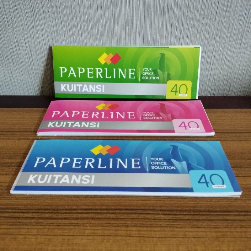 Jual Buku Kuitansi Paperline Kecil isi 40 lembar / Kwitansi (Warna Acak) (tidak rangkap/copy ...