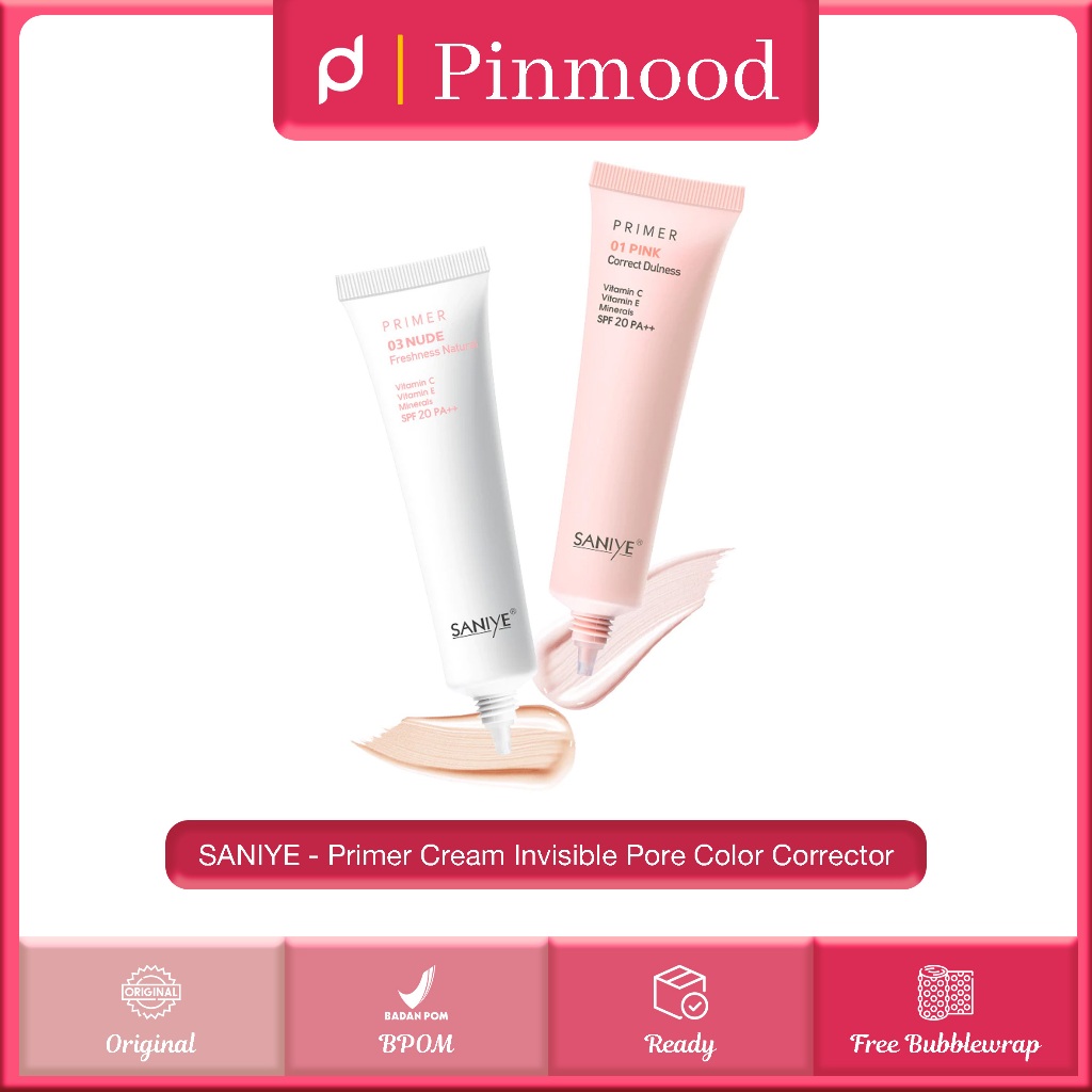 Jual SANIYE - PRIMER CREAM MOISTURIZING INVISIBLE PORE COLOR CORRECTOR ...