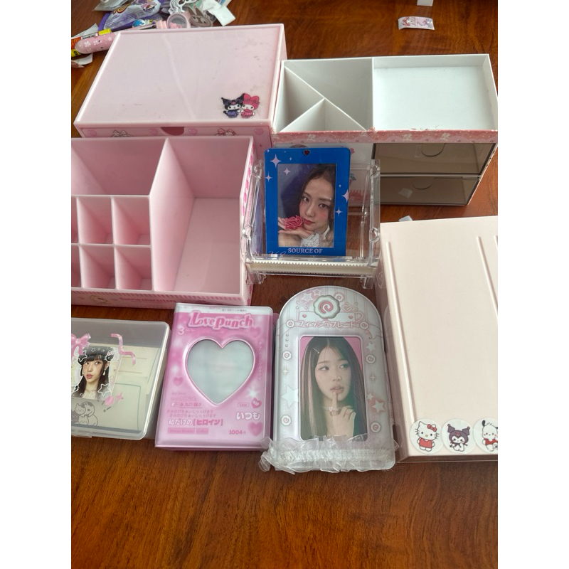 Jual preloved things ! storage, collbook, & card holder (read deak ...
