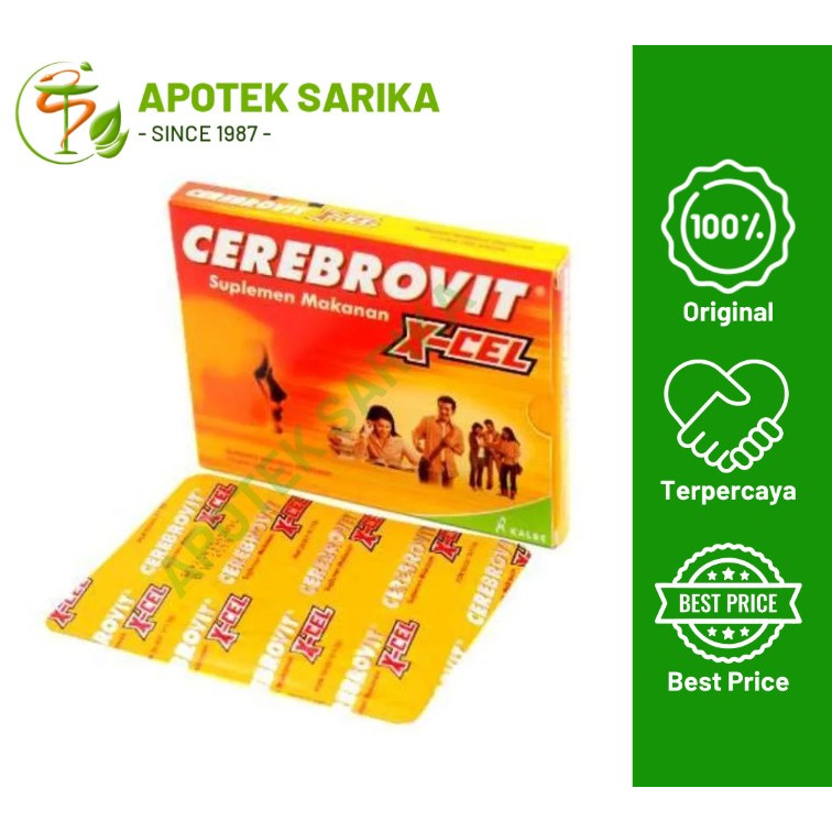 Jual Cerebrovit X-Cel Strip isi 10 Kapsul - Suplemen Kesehatan ...
