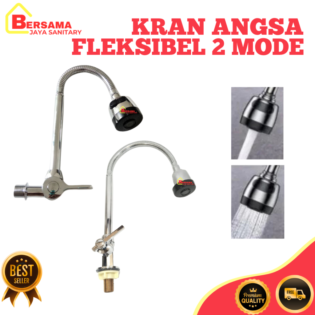 Jual PROMO Kran Angsa fleksibel Kran cuci piring dapur Kran wastafel ...