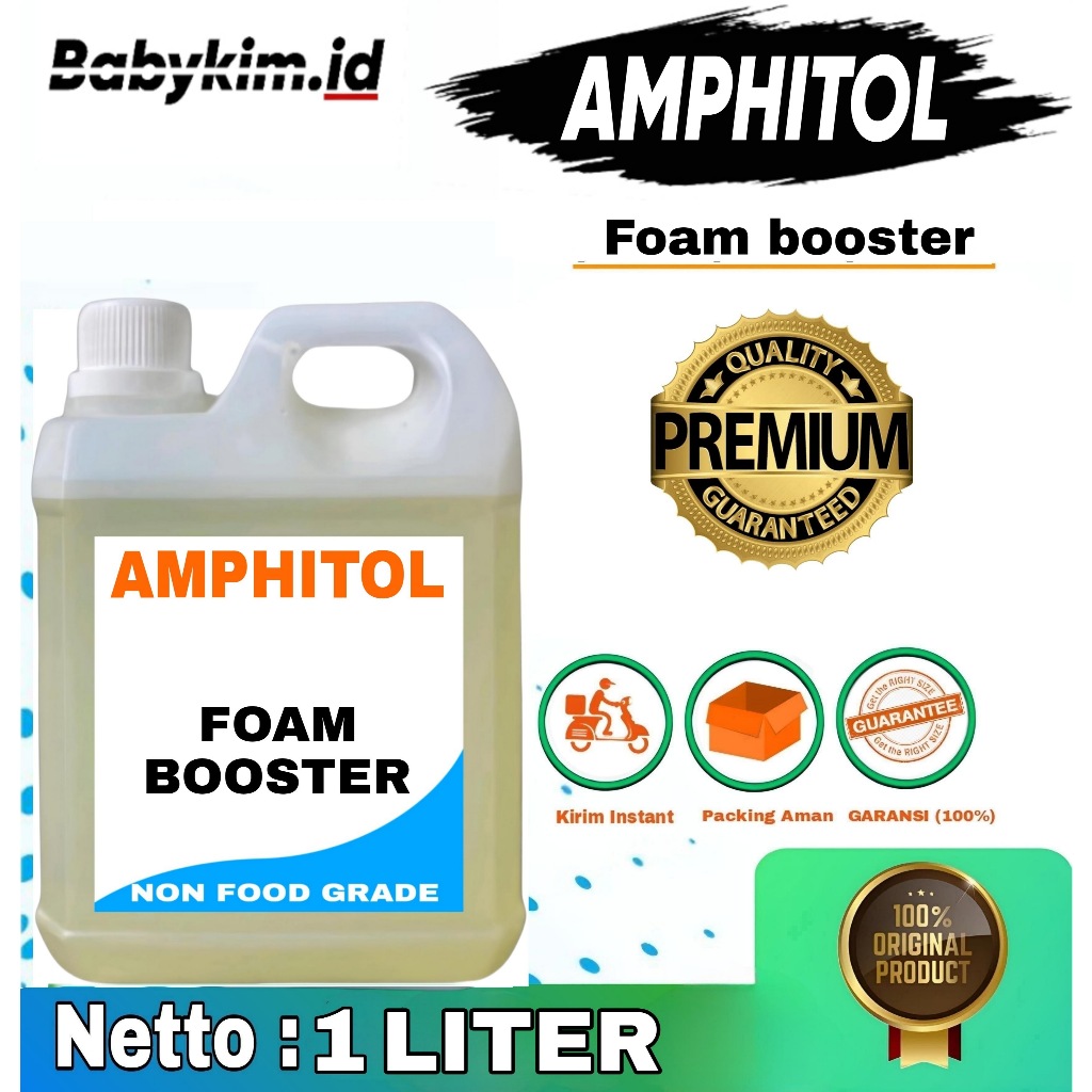 Jual Amphitol 1 Liter / Foam Booster / Penambah Busa (PURE 100% ...