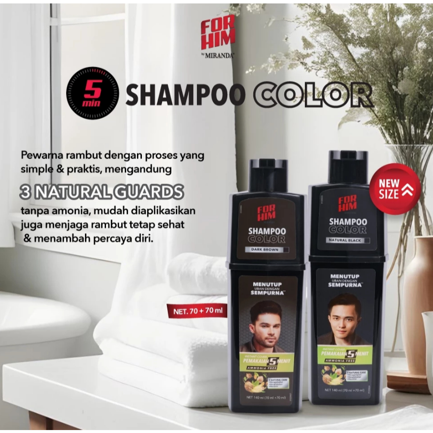Jual Miranda For Him Shampoo Color Botol 140ml | Shopee Indonesia